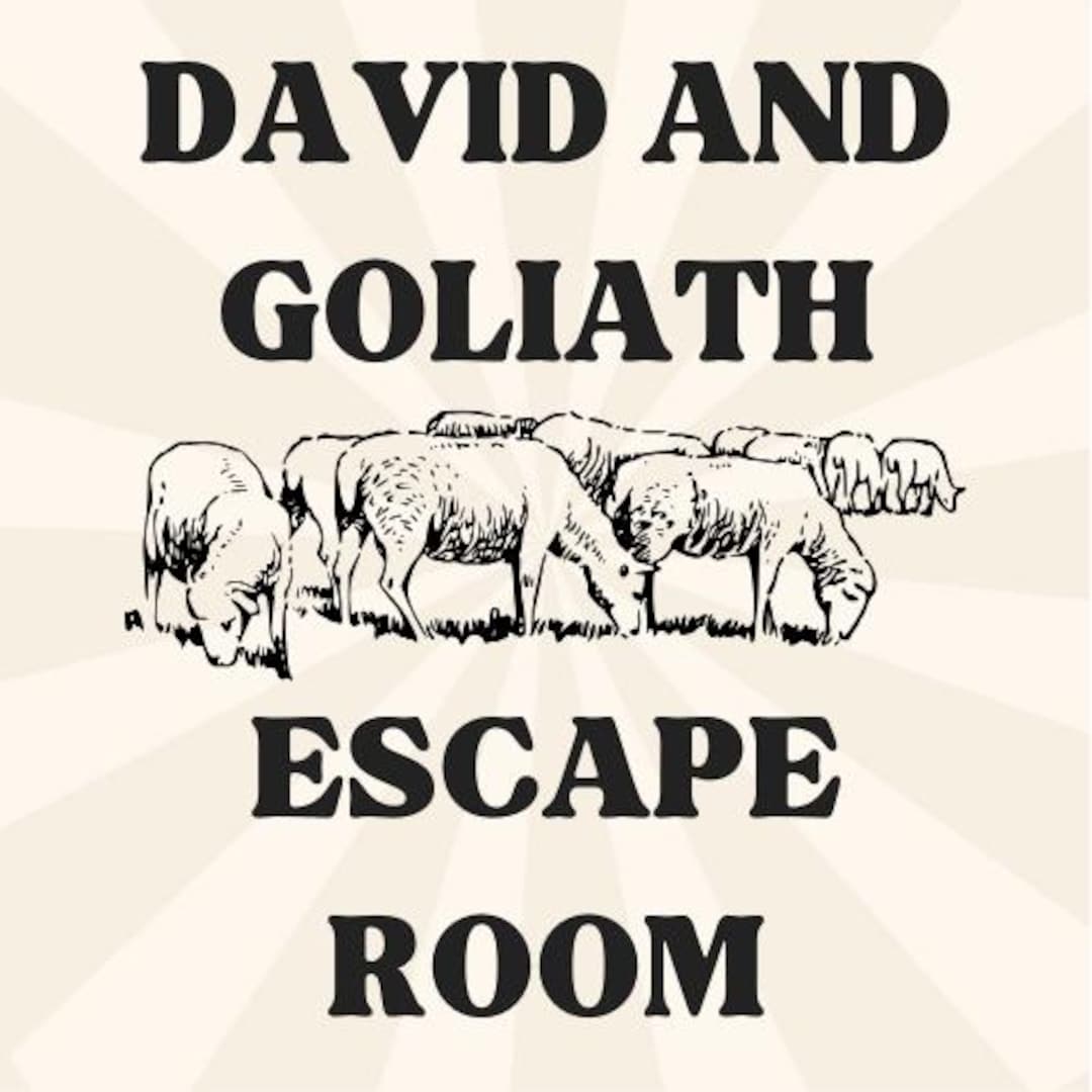 David and Goliath Escape Room Game Printable Kids Bible Theme Escape ...