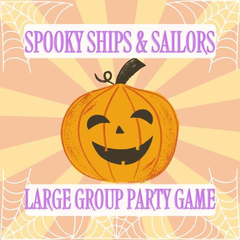 Spooky Ships and Sailors, Large Group Party Game, Fun Halloween ...