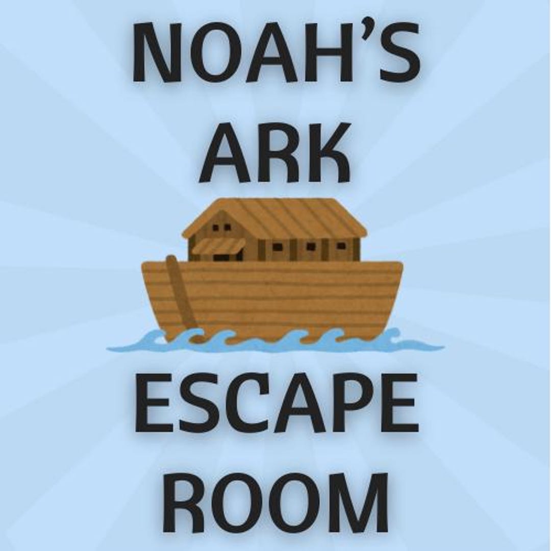 Noah's Ark Escape Room Game Printable Activity Bible Theme Escape Room ...