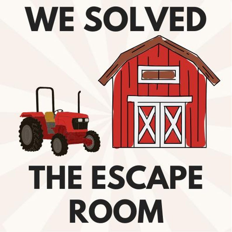 Barnyard Mix up Escape Room Printable Activity for Young Kids Fun ...