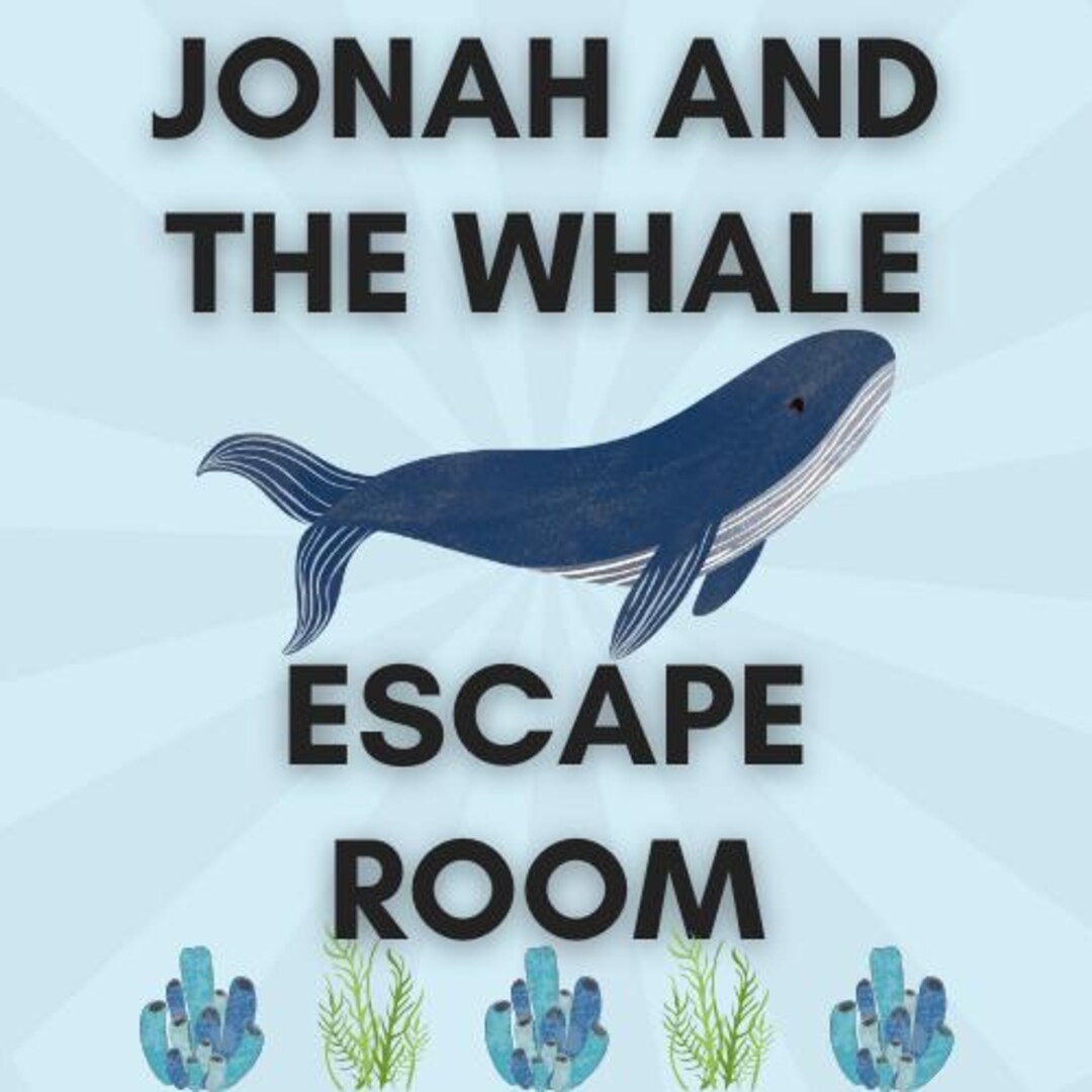 Jonah and the Whale Escape Room Game, Kids Bible Story Activity ...