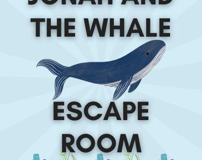 Jonah and the Whale Escape Room Game, Kids Bible Story Activity ...