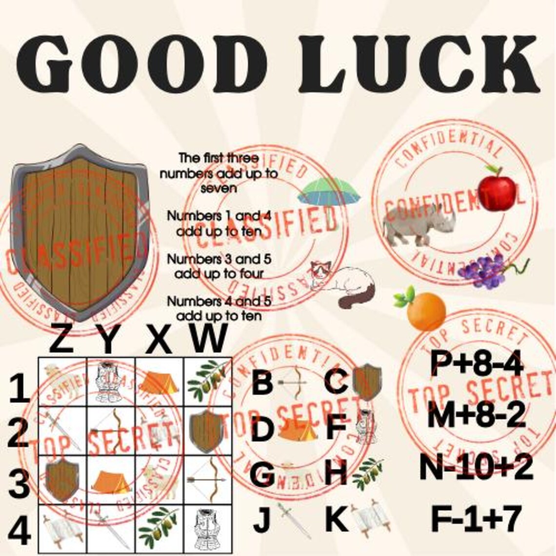 David and Goliath Escape Room Game Printable Kids Bible Theme Escape ...