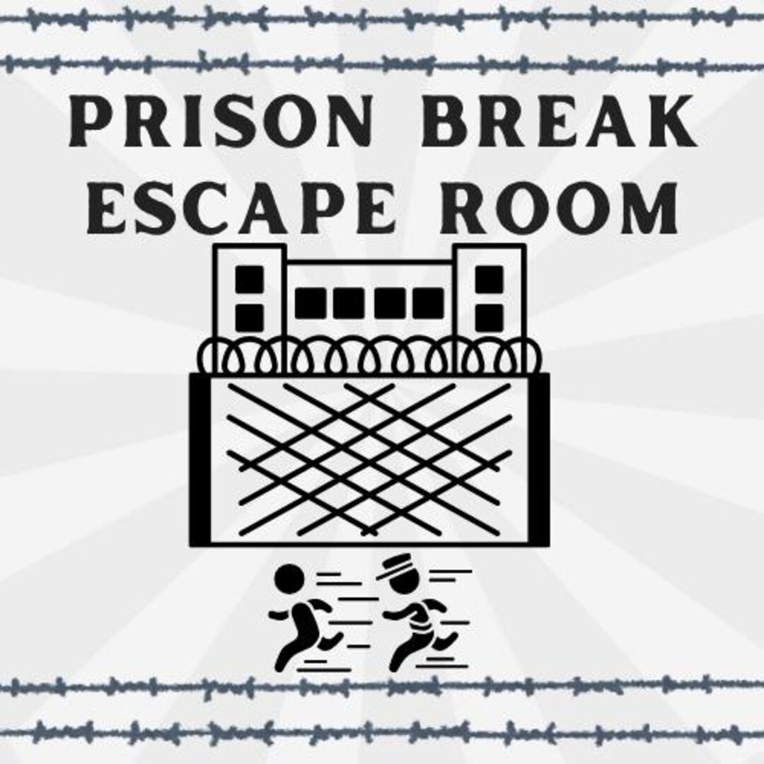 Prison Break Escape Room Game, Kids Party Activity, Printable PDF ...