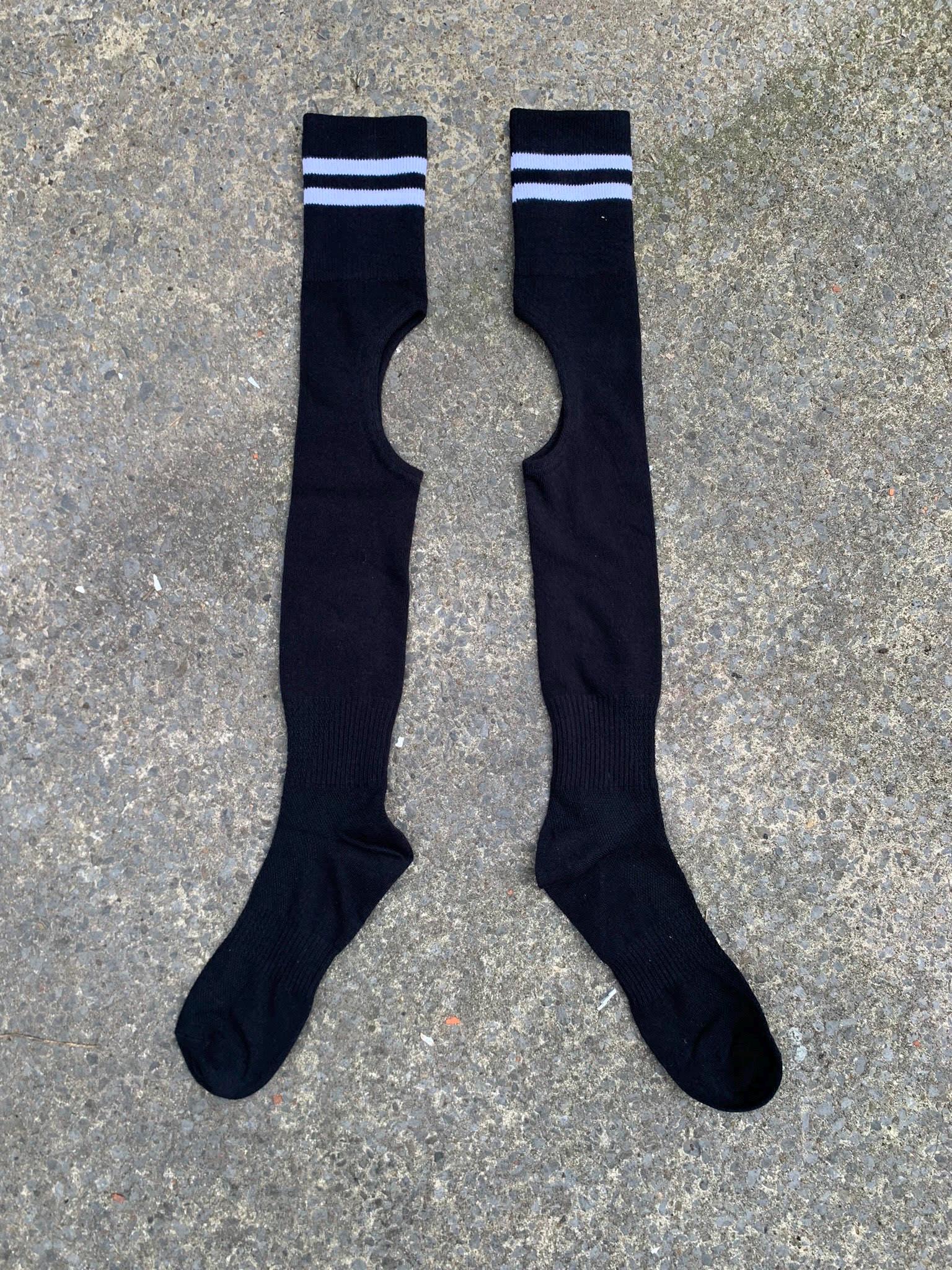 Football Socks With Holes in Calf | Pre-cut Soccer Sock Holes | Built ...