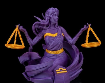 Libra Horoscope Zodiac Libra Statue - Etsy
