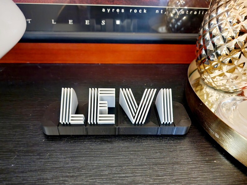 Customizable 3D Desktop NAME PLATE Aesthetic 8-12 Letters Name Plate ...