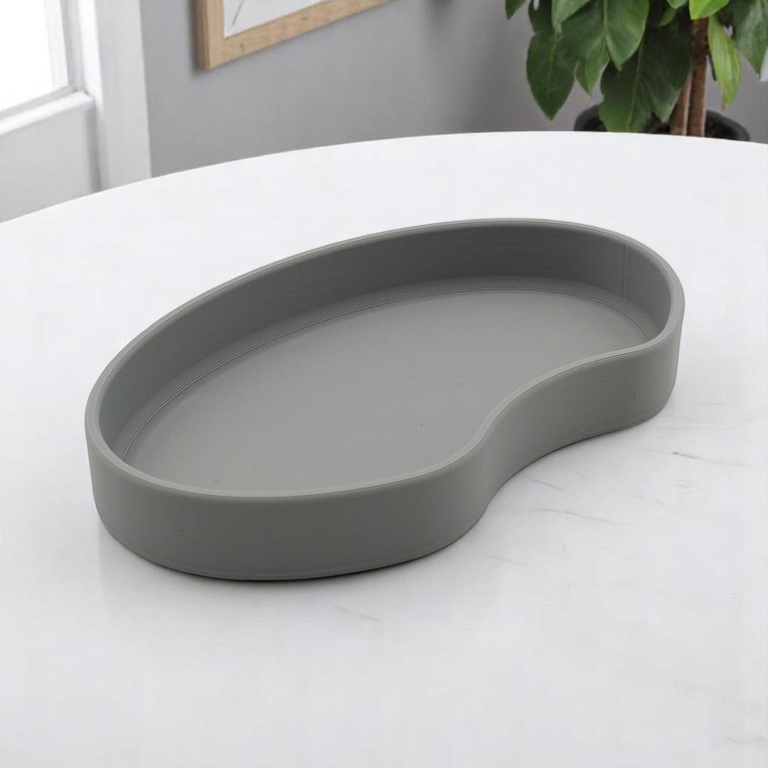 Bean-shaped Desk Organizer Tray, Minimalist PLA Catchall - Etsy
