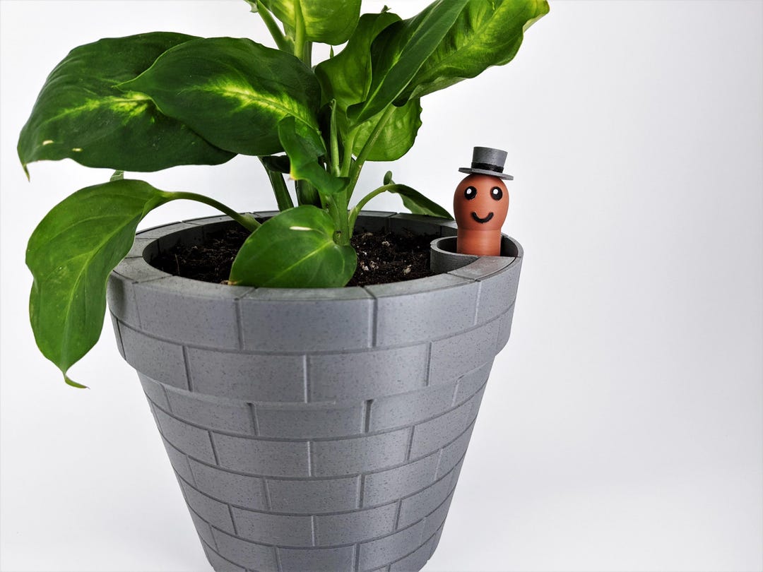 Worm Rise Planter Self-raising 3D Planter With Smart Watering System ...