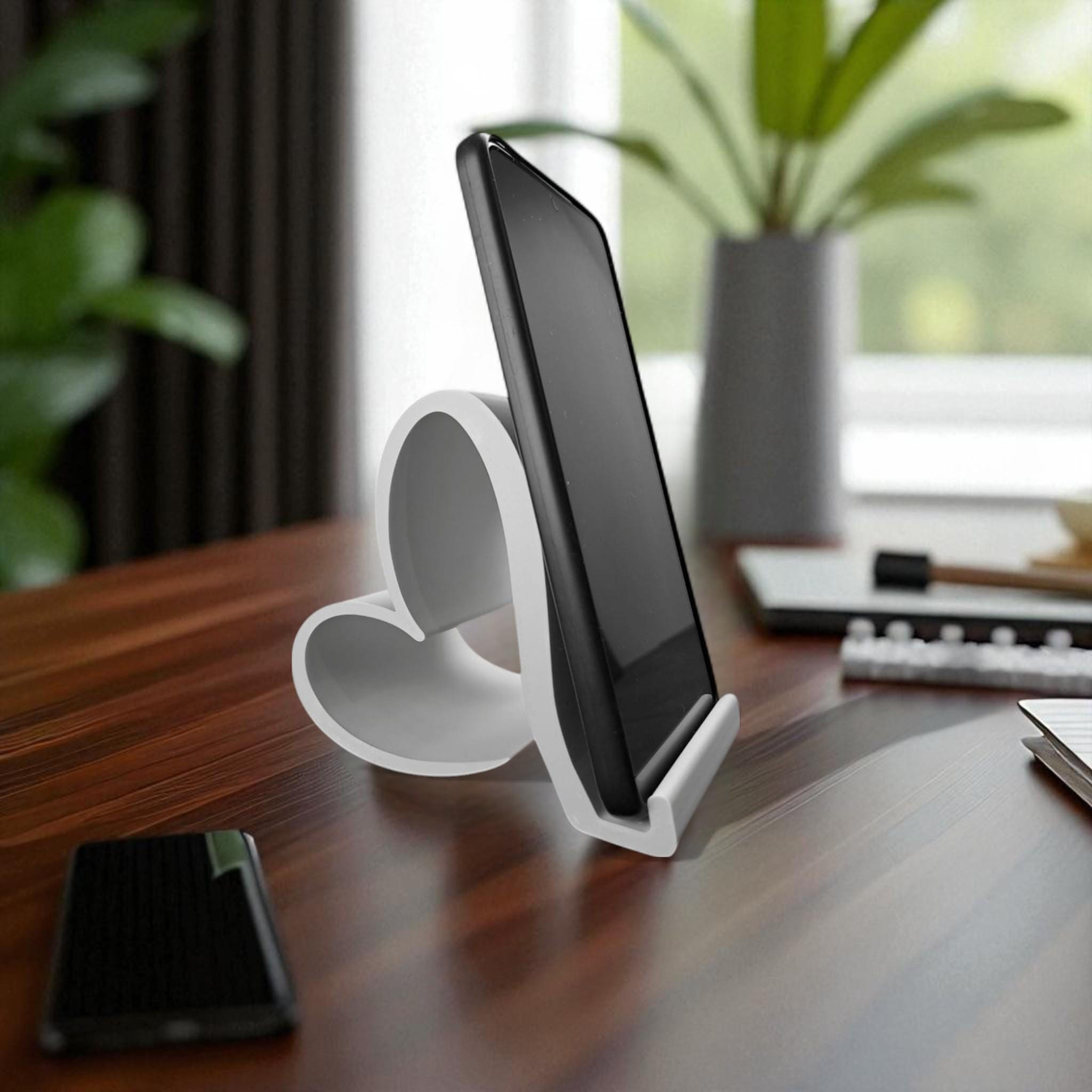 Heart-shaped Phone & Tablet Holder: Universal Desk Stand - Etsy