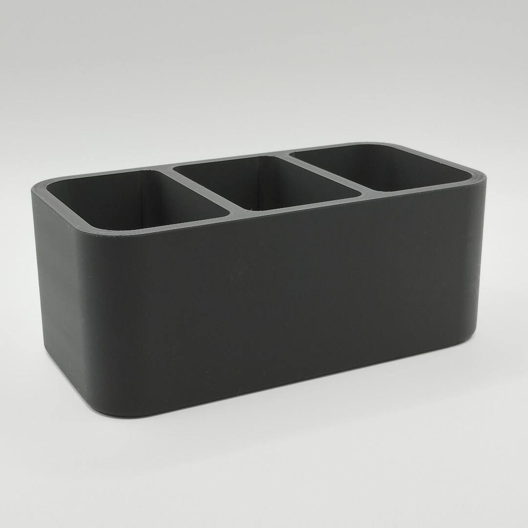 Remote Control Holder With 3 Compartments TV Remote Organizer Caddy for ...