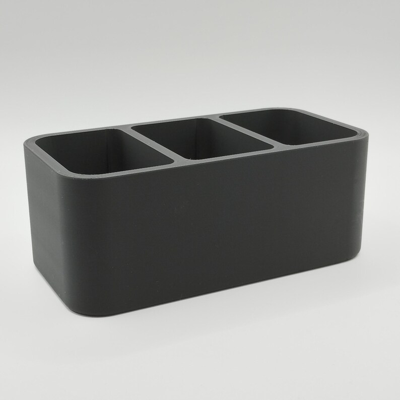 Remote Control Holder With 3 Compartments TV Remote Organizer Caddy for ...