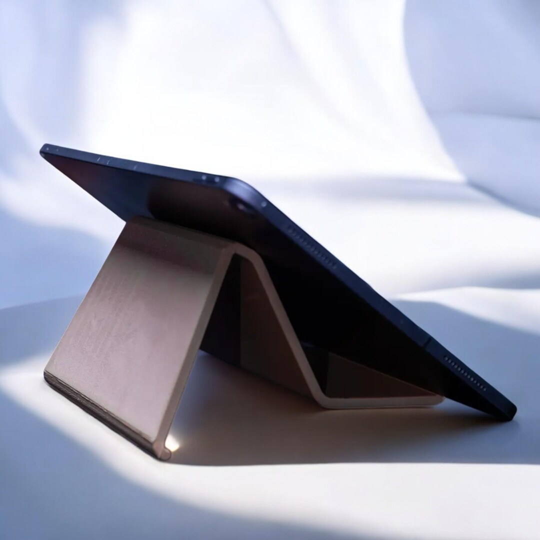 Modern Angle Stand Adjustable 3D Printed Phone Holder for Upright & Low ...