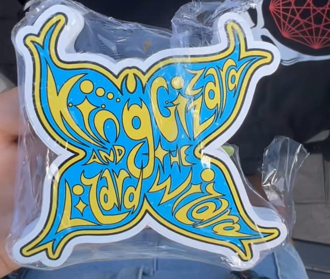 Butterfly 3000 Blue Morpho STICKER 3D Texture - King Gizzard and the ...