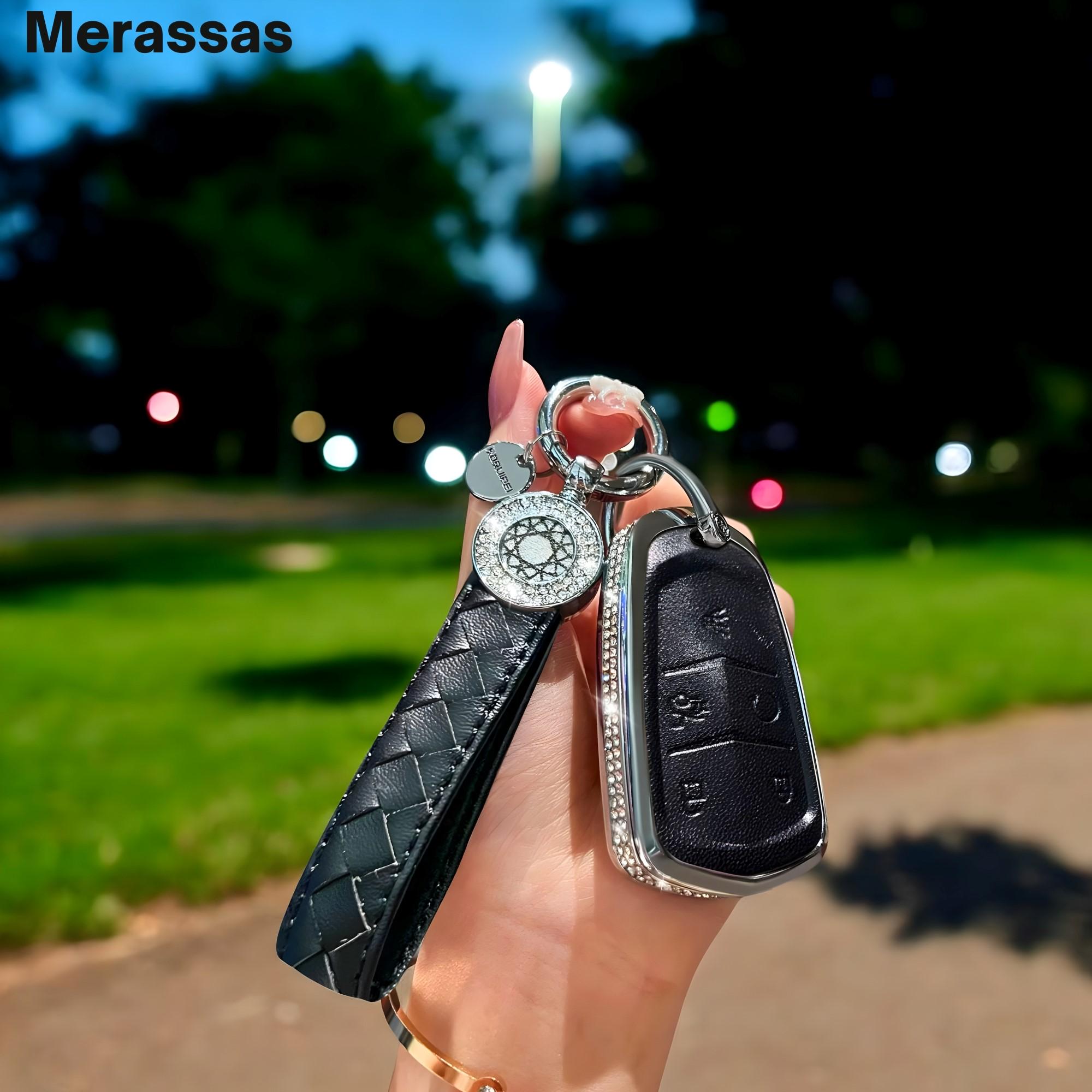 Cadillac Car Key Cover, Cadillac Car Fob Case, With Keychain, Tpu Fob ...