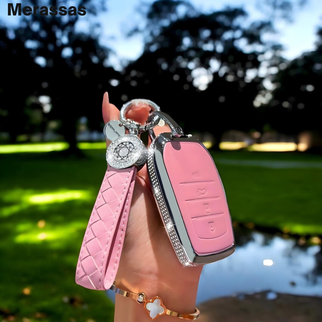 Toyota Car Key Cover, Toyota Fob Car Case, Leather Cover, Stylish ...