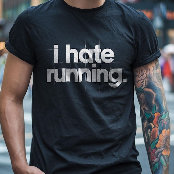 I Hate Running - Etsy