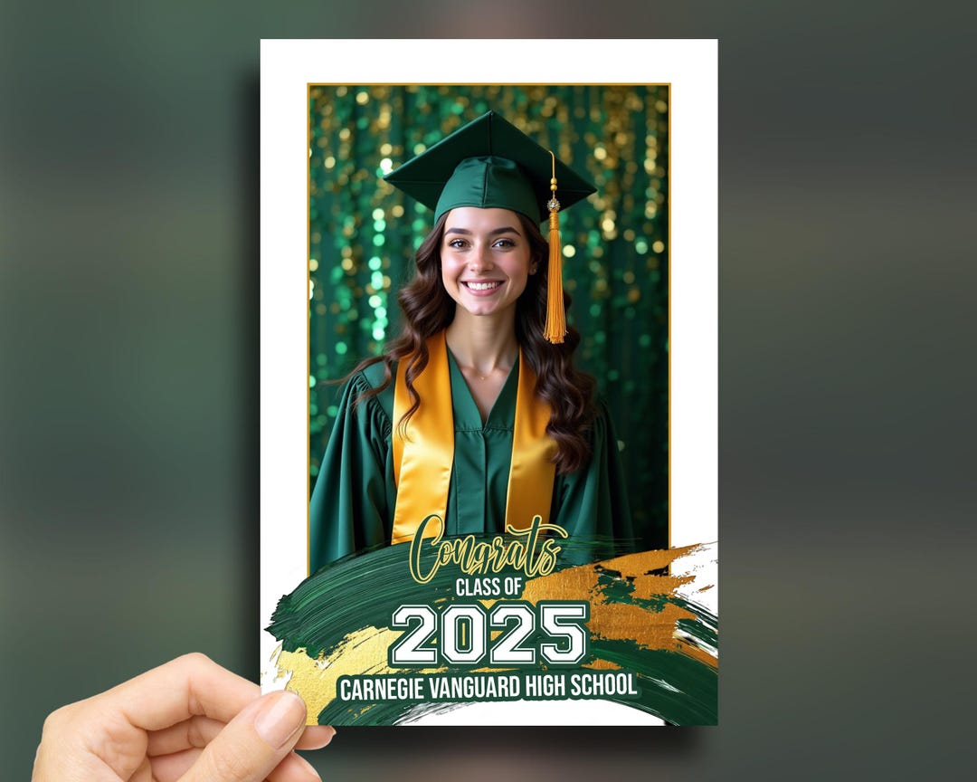 Graduation Photobooth Template Class of 2025 Prom 2025 4x6 Portrait ...