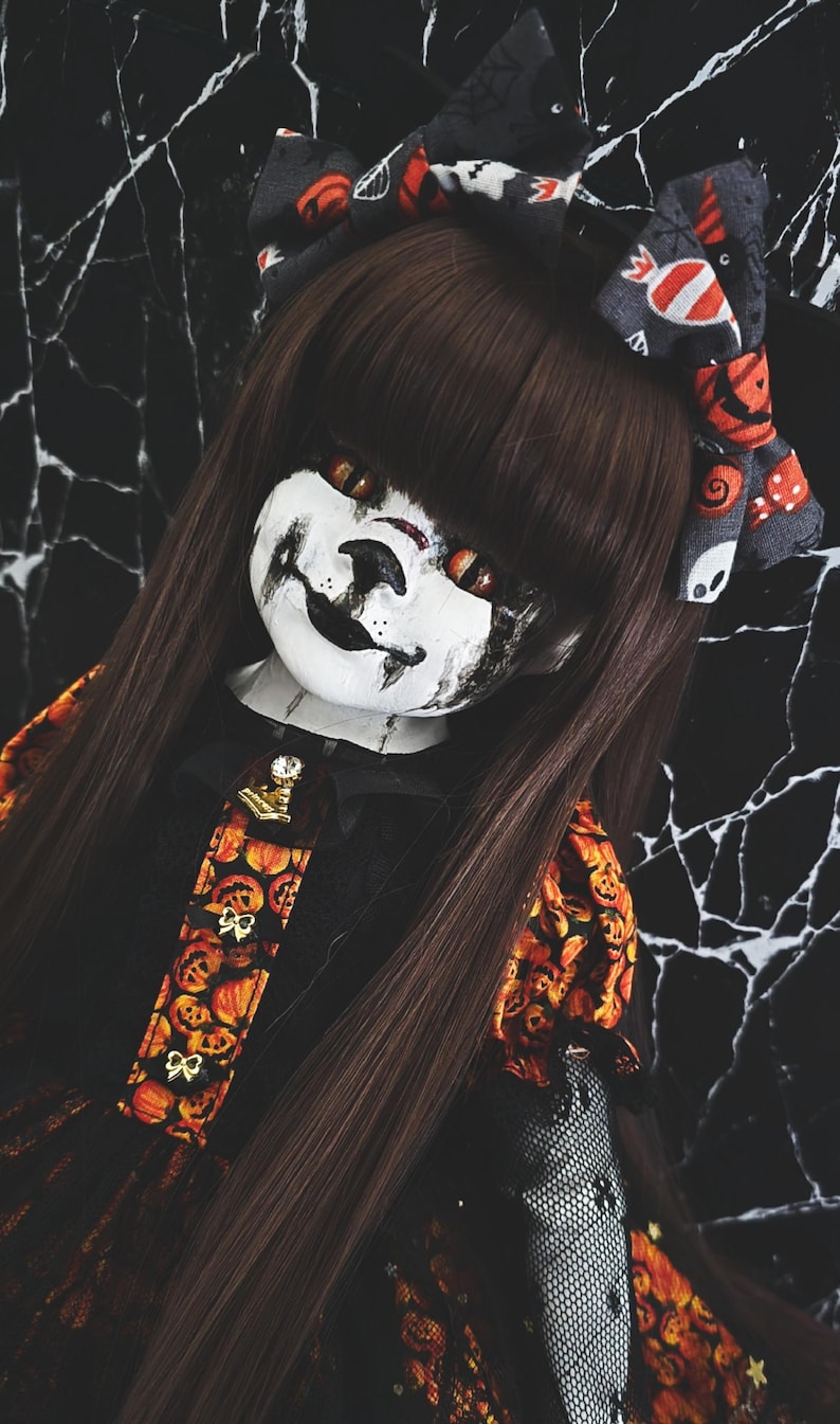Creepy Spooky Goth Horror Porcelain Doll With Eyes That Follow You - Etsy