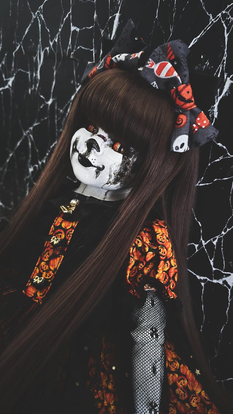 Creepy Spooky Goth Horror Porcelain Doll With Eyes That Follow You - Etsy