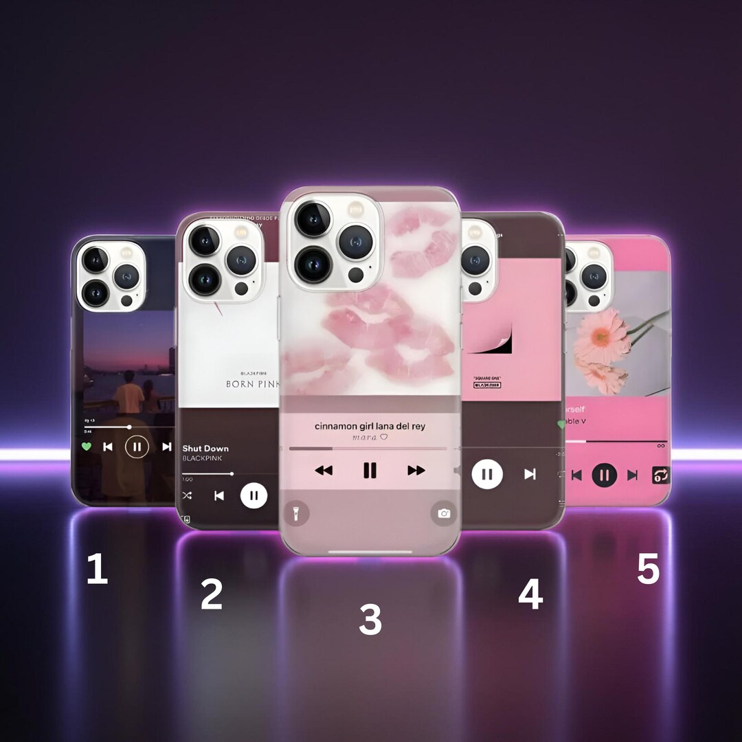 Custom Music Plaque Phone Case – Personalized Song Cover for Iphone ...