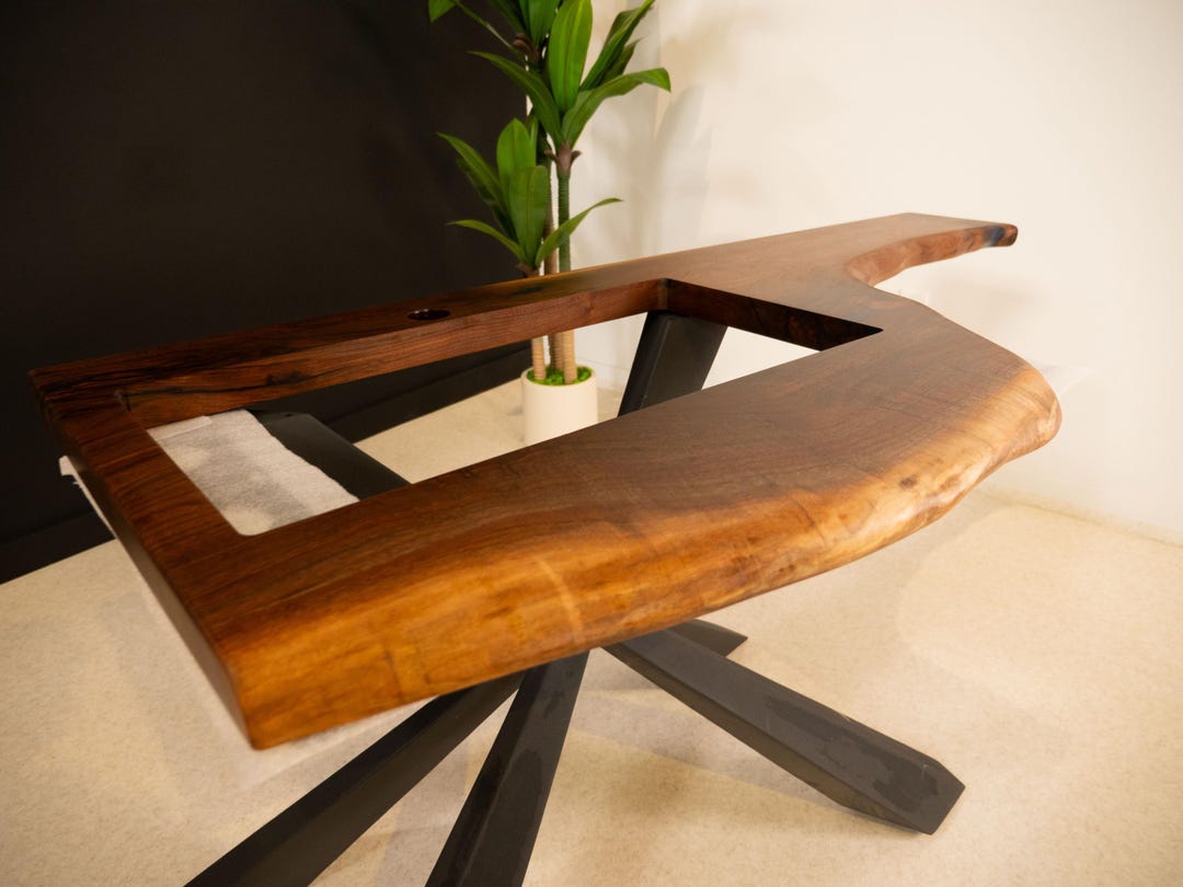 Custom Live Edge Walnut Vanity Top - Unique Bathroom Sink Countertop - Etsy