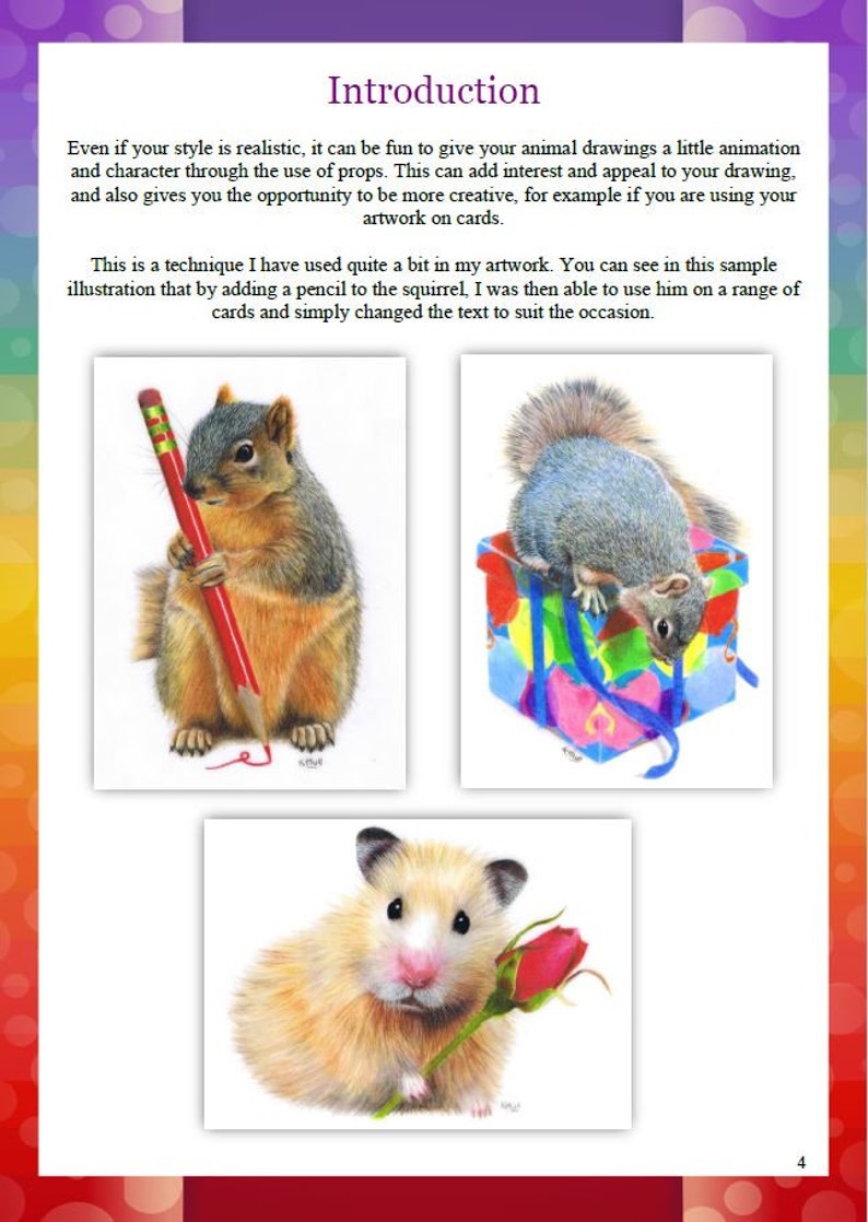 Animating Your Animals Drawing Tutorial - Etsy