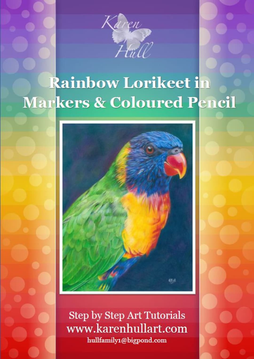 Rainbow Lorikeet Drawing Tutorial - Etsy