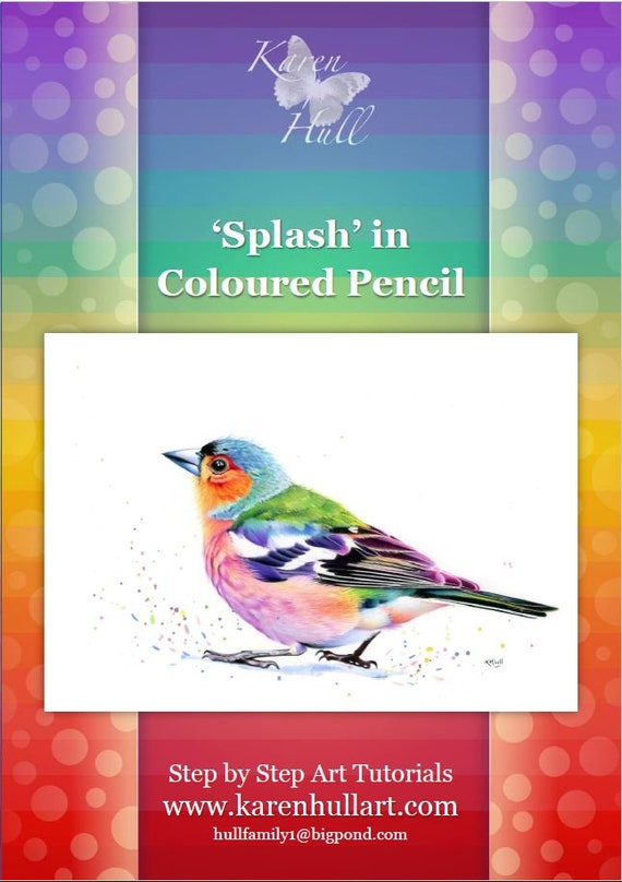 Splash in Coloured Pencil Drawing Tutorial - Etsy