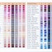 Coloured Pencil Conversion and Comparison Charts - Etsy