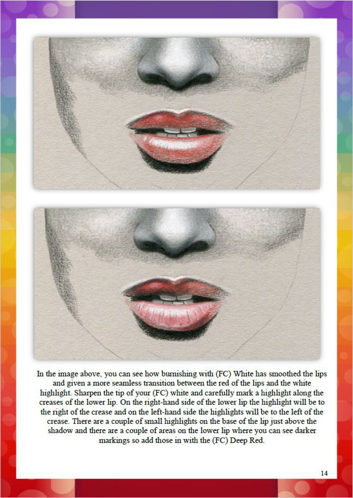 Ruby Portrait in Coloured Pencil Drawing Tutorial - Etsy