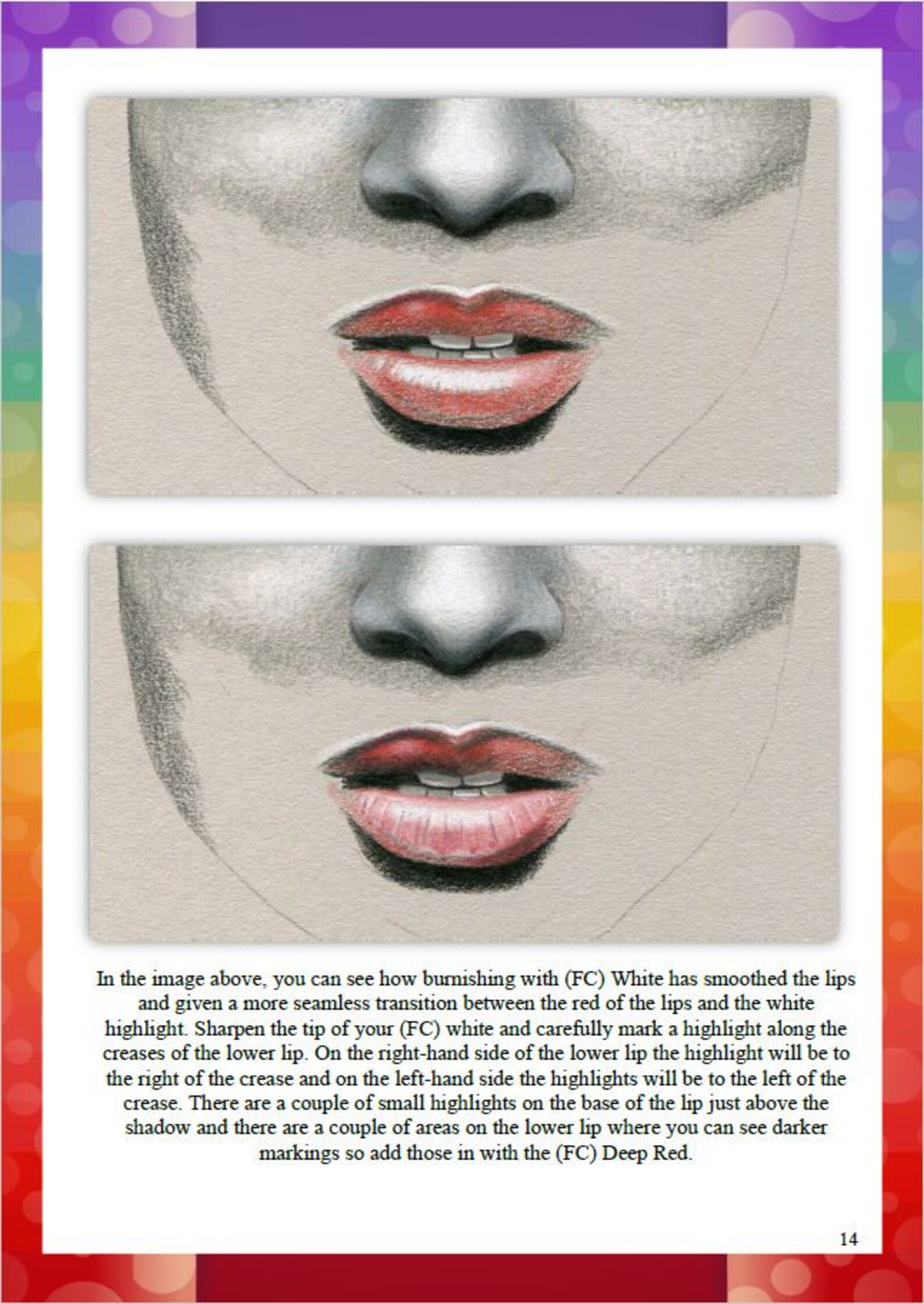 Ruby Portrait in Coloured Pencil Drawing Tutorial - Etsy