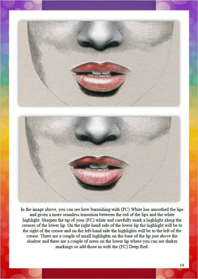 Ruby Portrait in Coloured Pencil Drawing Tutorial - Etsy