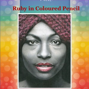 Ruby Portrait in Coloured Pencil Drawing Tutorial - Etsy