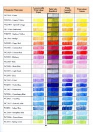 Watercolour Pencil Conversion and Comparison Charts - Etsy