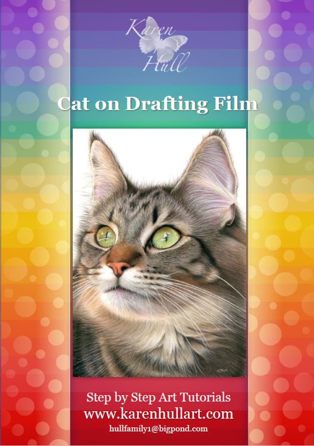 Cat on Drafting Film Drawing Tutorial - Etsy