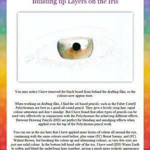 Detailed Drawing of an Eye on Drafting Film Tutorial - Etsy