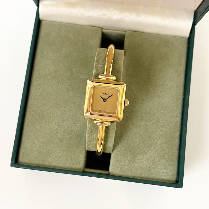 Gucci Bezel Watch Mint - Etsy