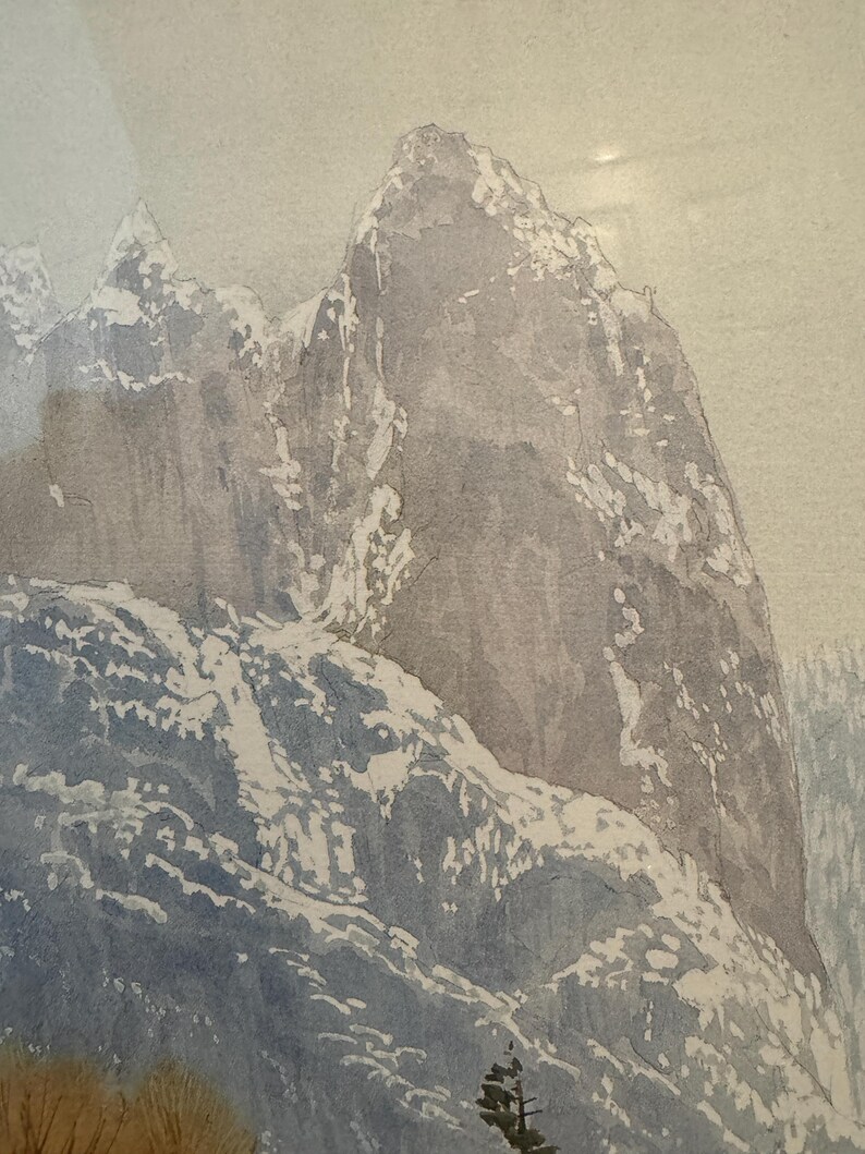 Yosemite Wedding Chapel in a Winter Wonderland - Unframed Limited ...