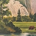 Painting: “springtime in Yosemite Valley With Mother Bear and Cubs ...