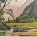 Yosemite Valley Lithograph: Springtime Bear Family Watercolor Print Ben ...