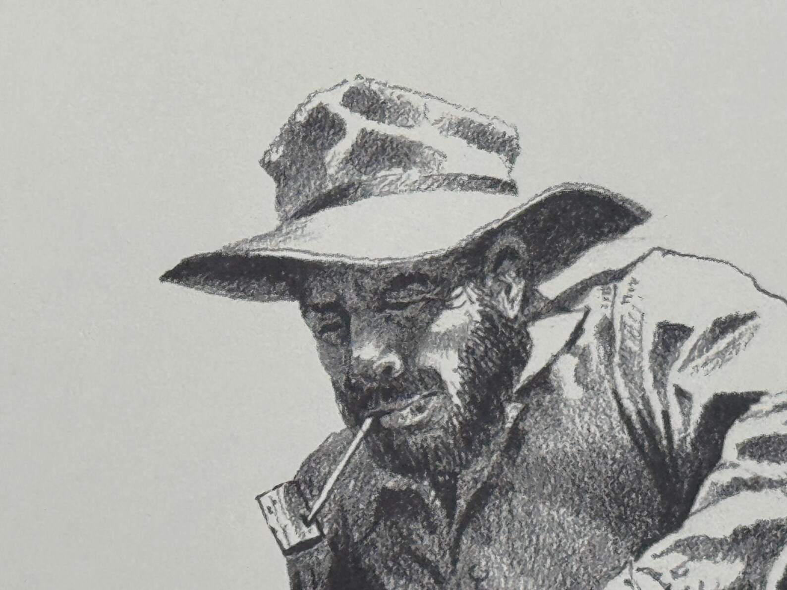 Vintage Gold Rush Lithograph: Miner Panning, (16x12 In.) - Ben Kudo Art ...