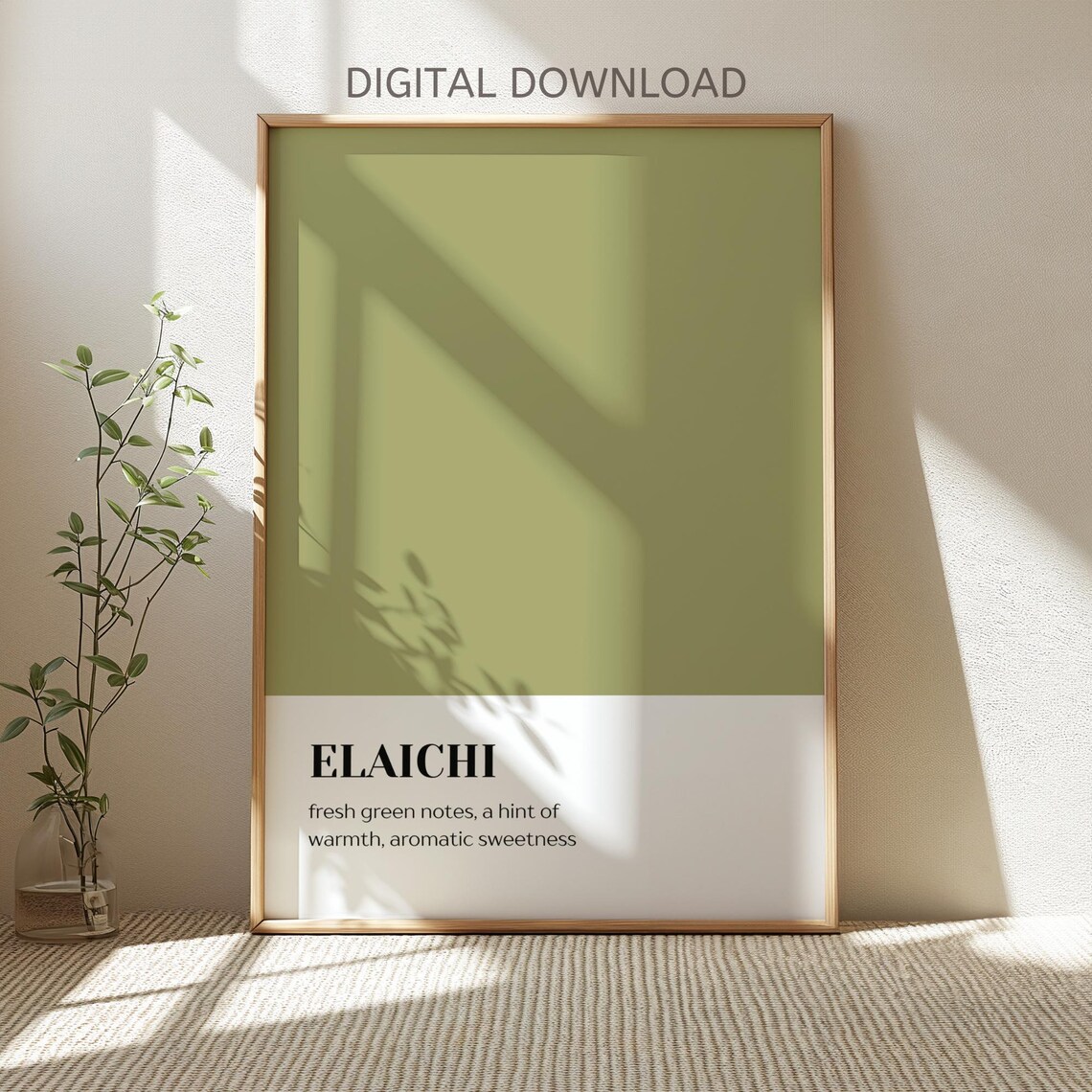 Elaichi Digital Download Color Block Print Desi Aesthetic Wall Art ...