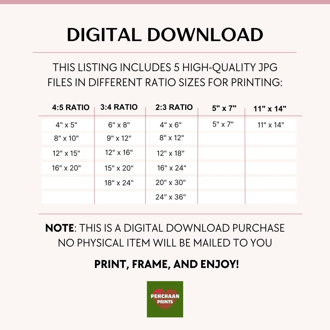 Jamun - Digital Download | Color Block Print | Minimalistic South Asian ...