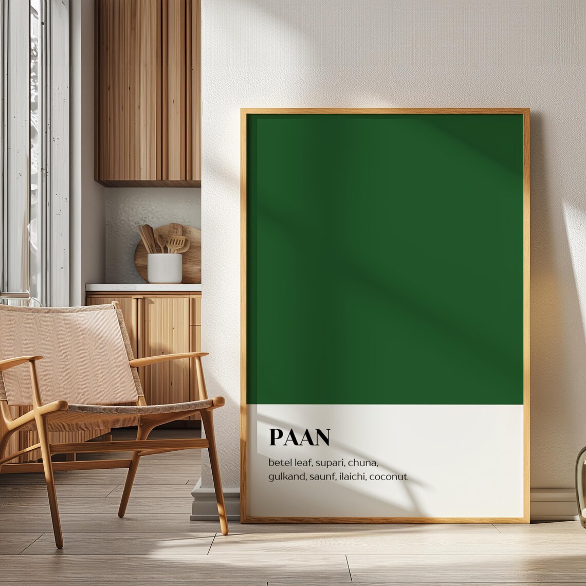 Paan - Wall Art Print Poster | Color Block Collection | Punjabi Desi ...