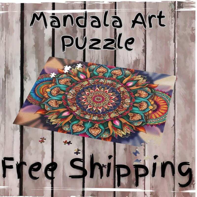 Mandala Puzzle - Etsy