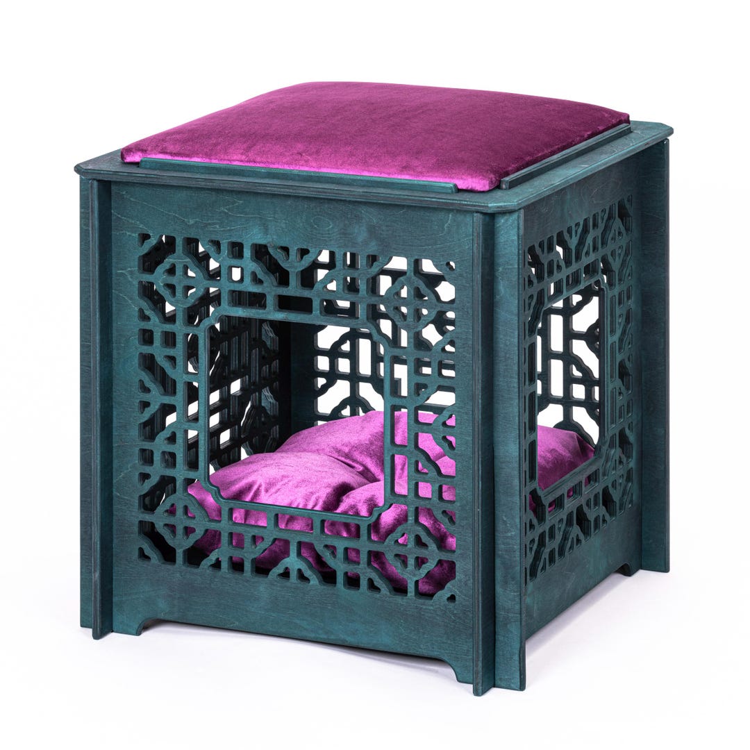 Multifunctional Cat House & Seat - Modern Cat Furniture, Stylish Pet ...