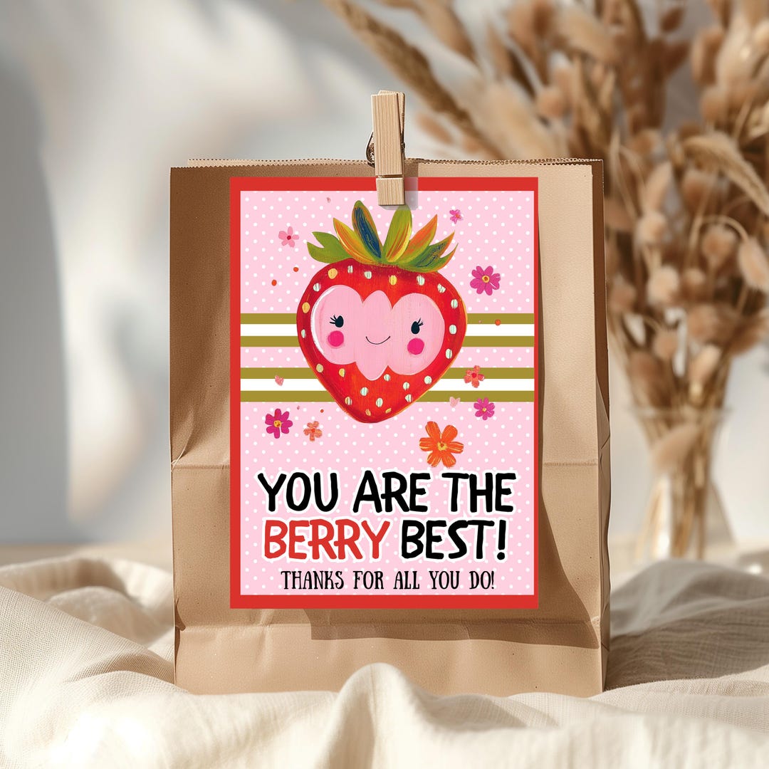 Primary Printable, Primary Teacher Gift, Berry Best, Printable LDS ...