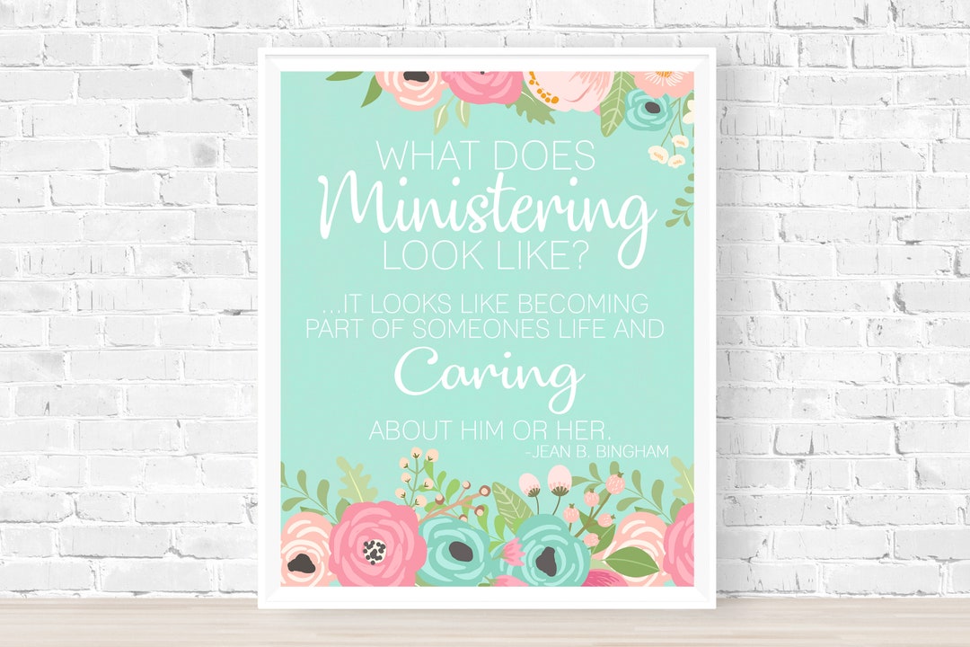 Ministering LDS, Ministering Printable, Relief Society Printable ...