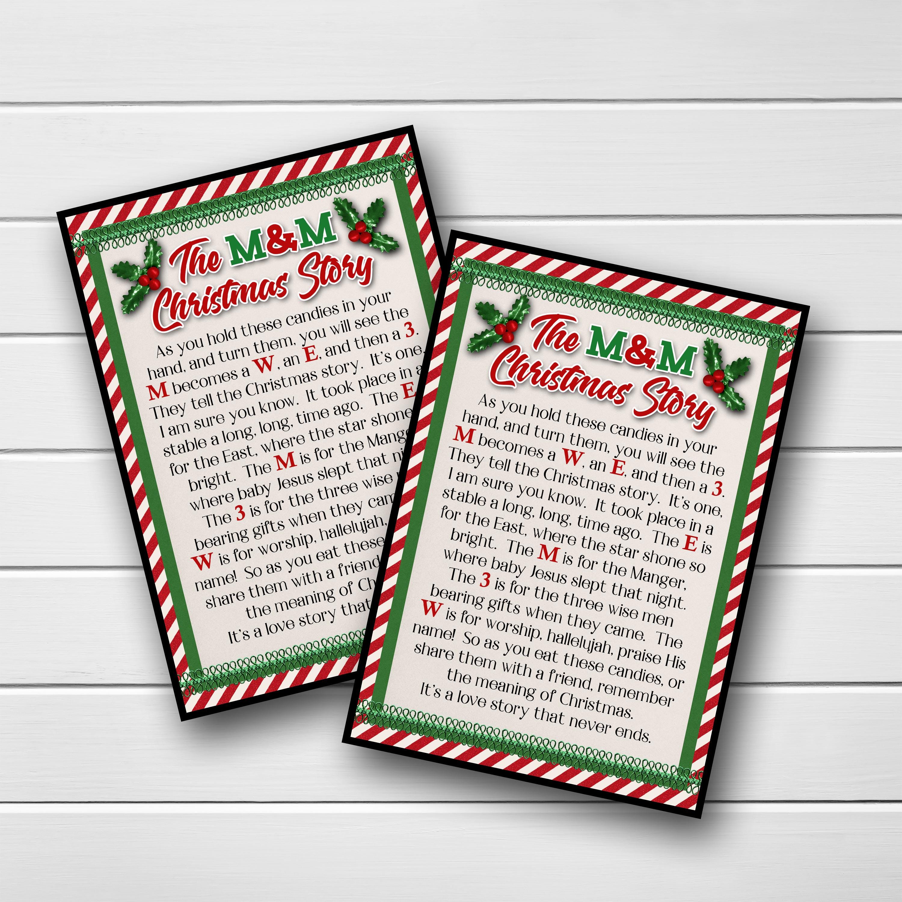 Christmas Nativity Printable Treat Card, Christmas Treat for Kids ...